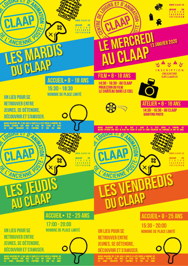 CLAAP | Centre de loisirs et d'animation de l'ancienne poste